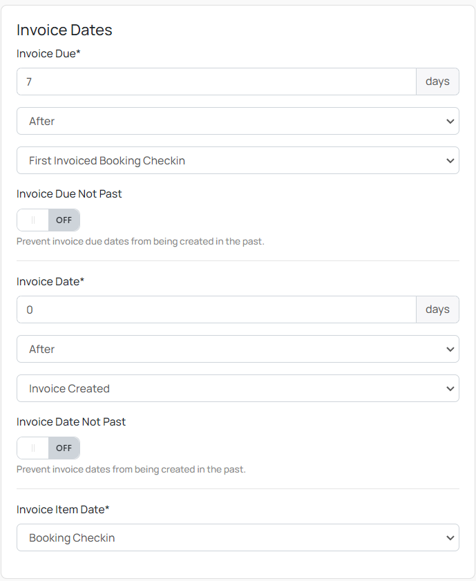 Invoicing - Settings – Pet Manager